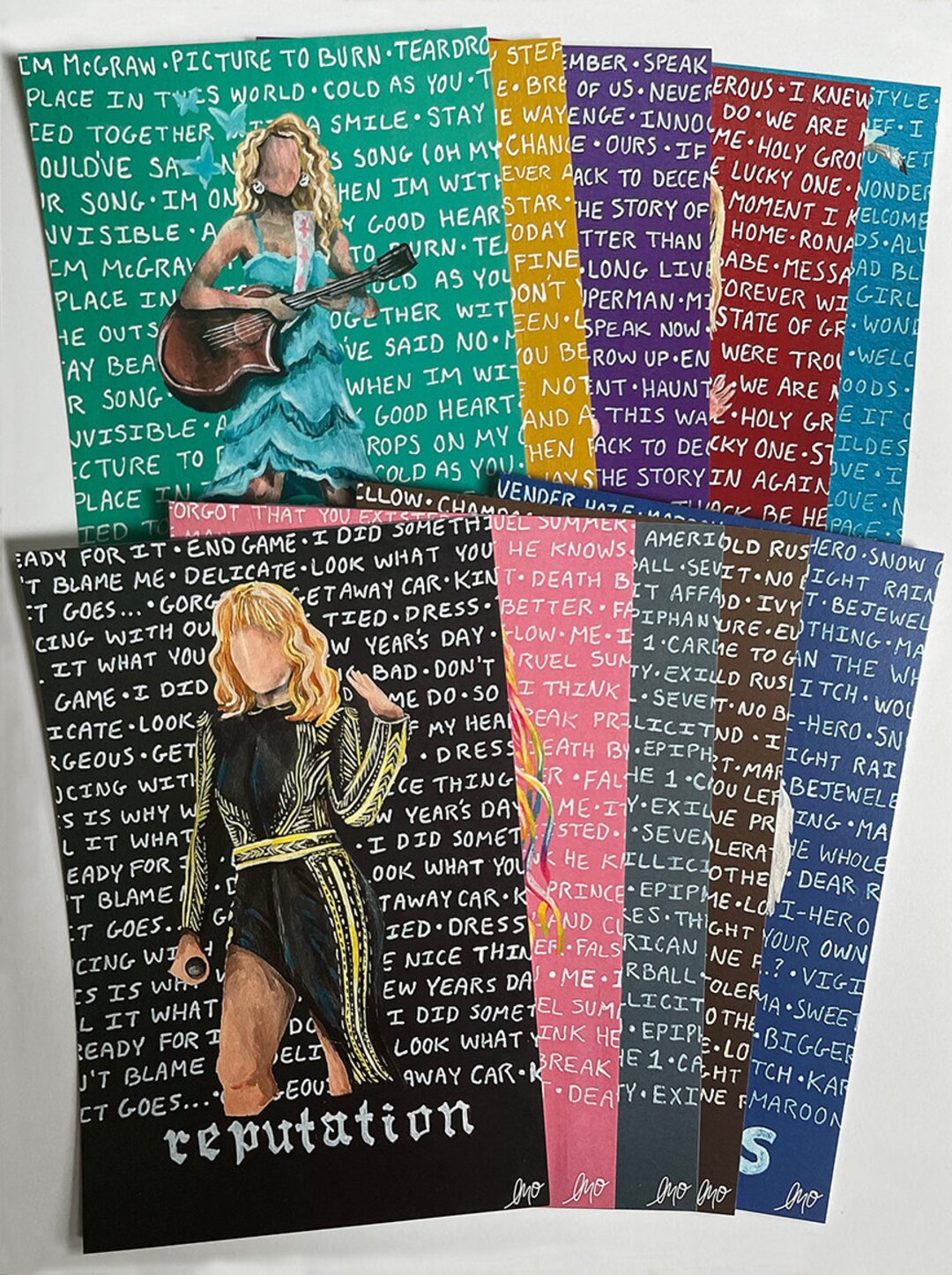 Taylor Swift Eras Print Pack 10 Prints - Etsy