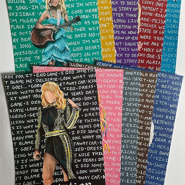 Taylor Swifts Eras Print - Etsy
