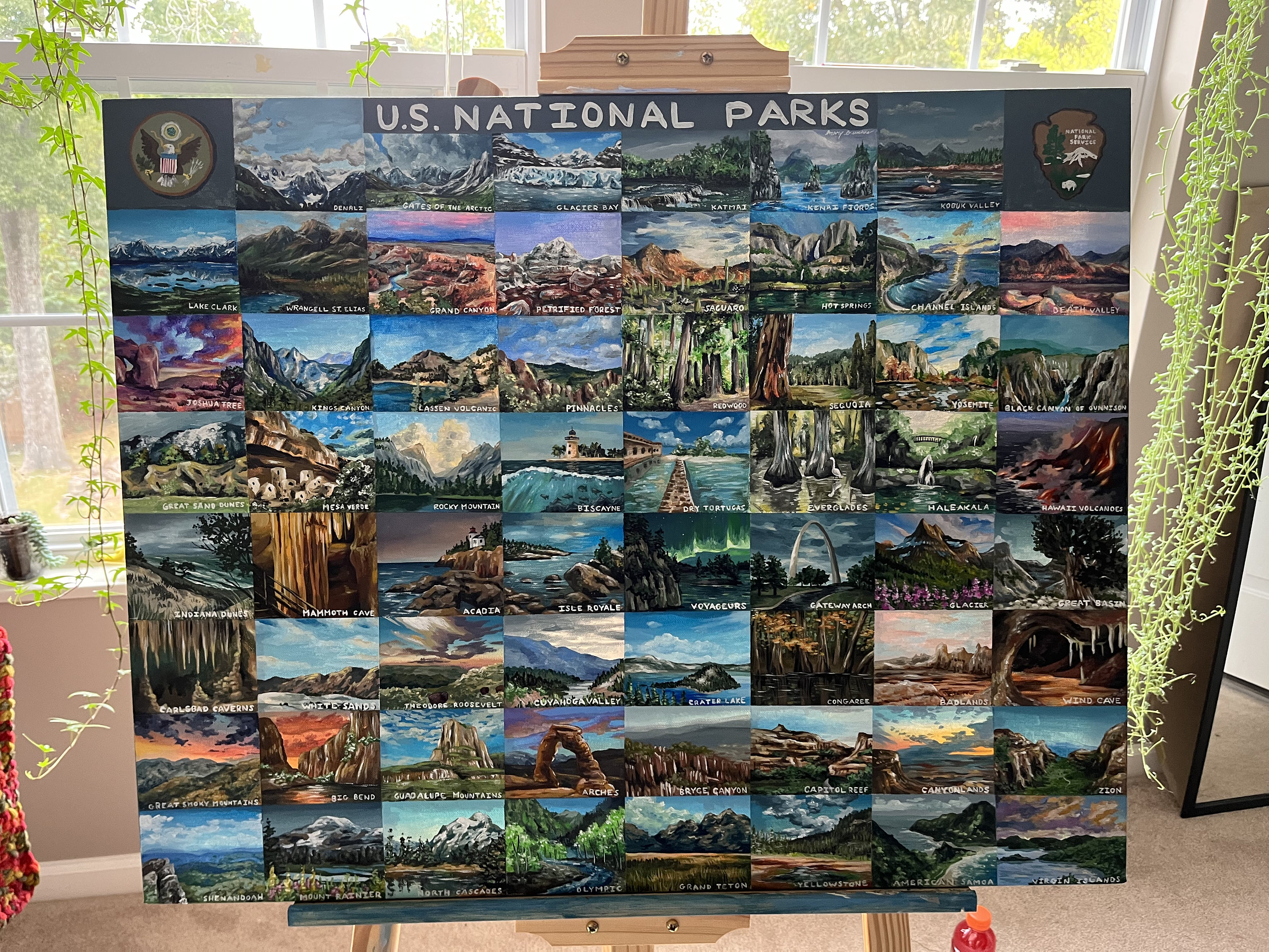 U.S. National Parks Collage Print - Etsy