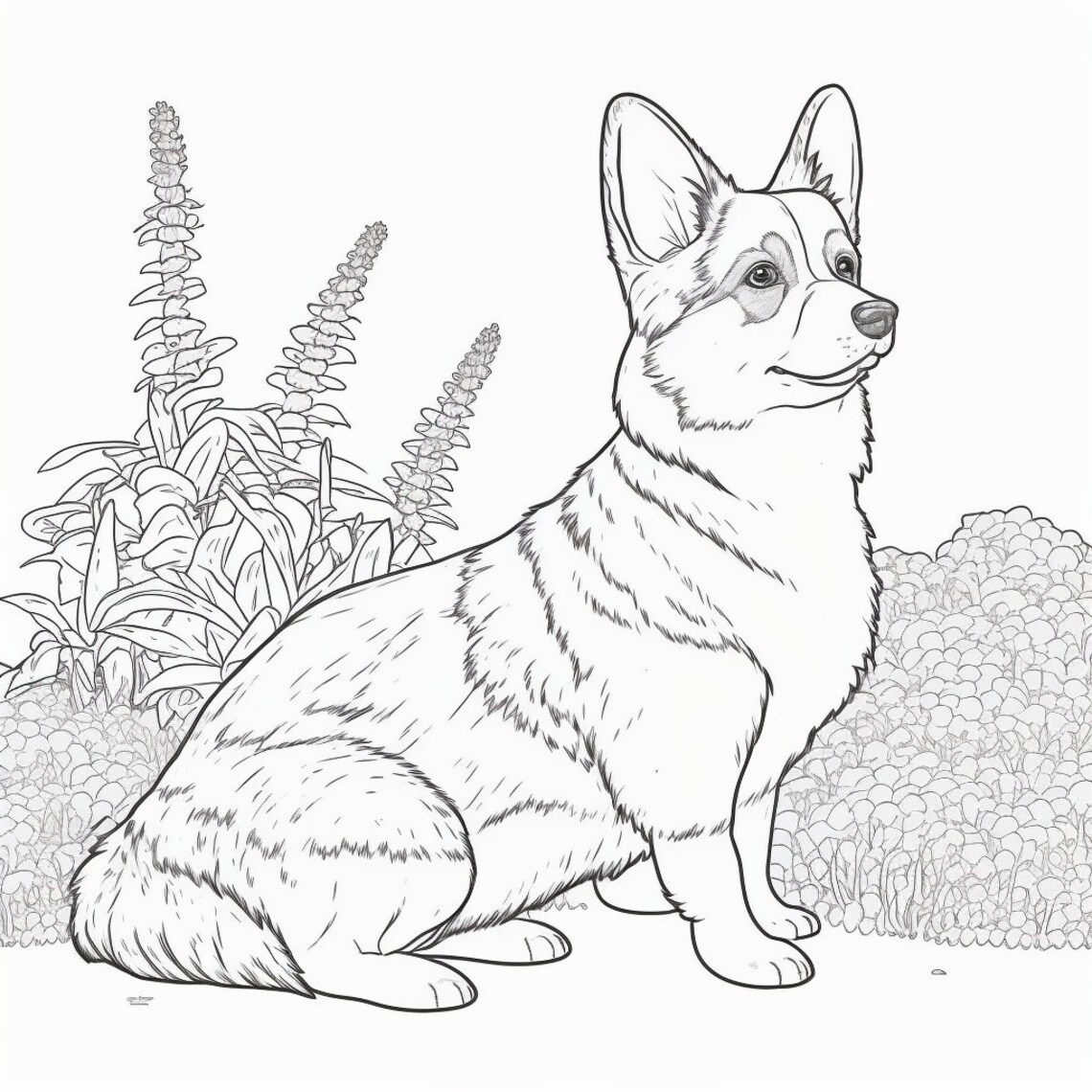 10 Printables Dog Coloring Pages Instant Digital Download PDF - Etsy