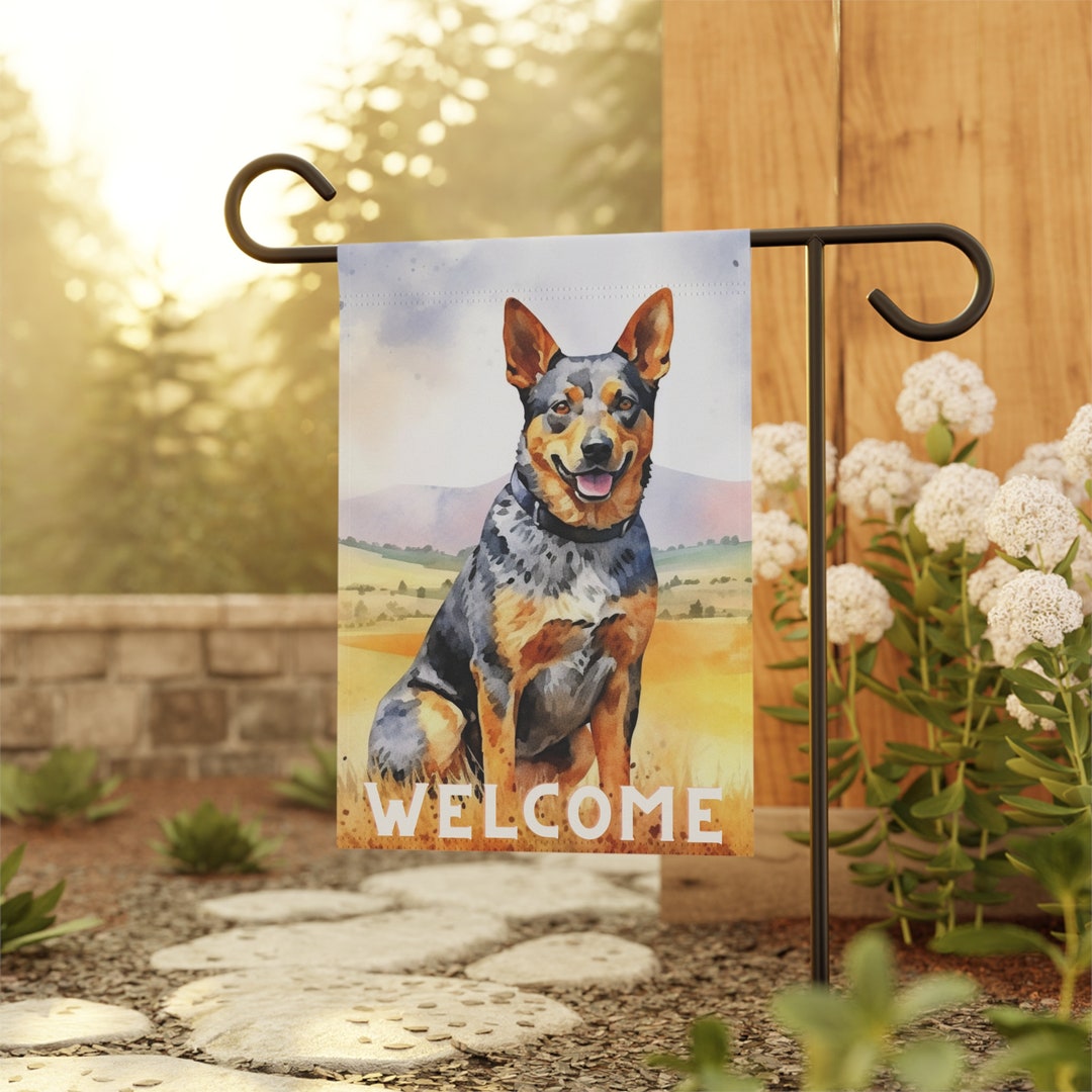 Australian Cattle Dog Flag Blue Heeler Flag Garden & House Banner Dog ...