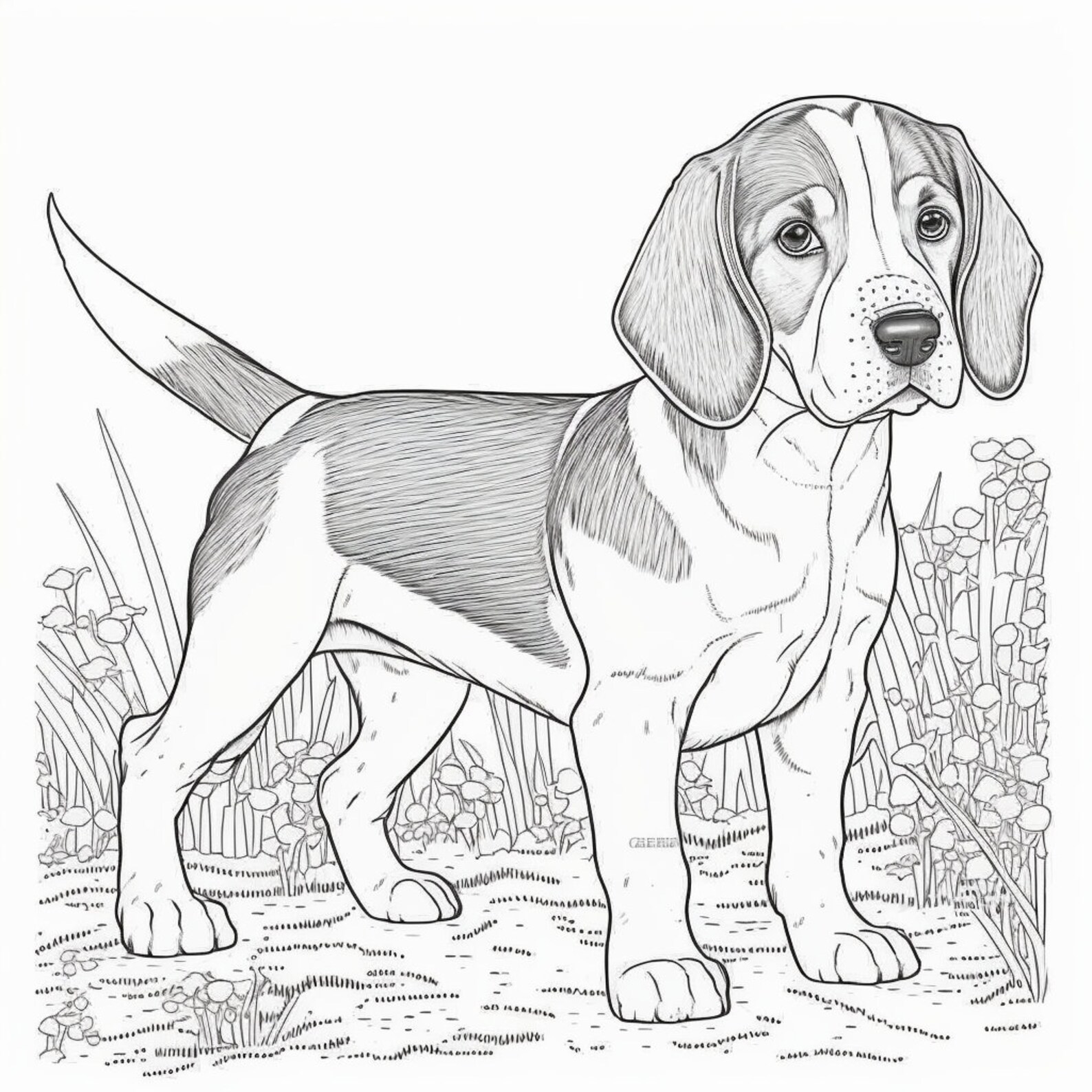 10 Printables Dog Coloring Pages Instant Digital Download PDF - Etsy