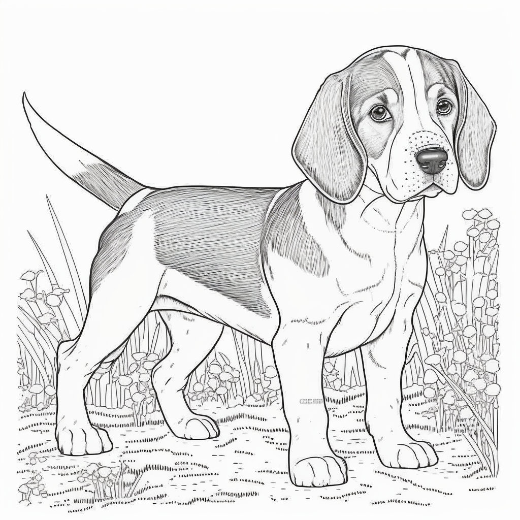 10 Printables Dog Coloring Pages Instant Digital Download PDF - Etsy