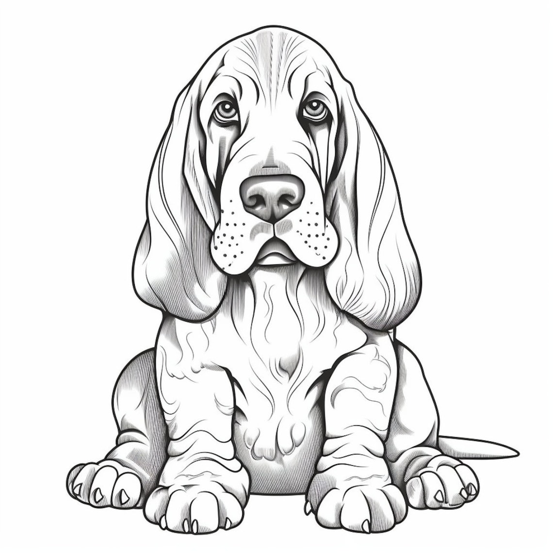 10 Printables Dog Coloring Pages Instant Digital Download PDF - Etsy