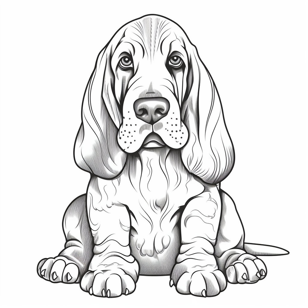 10 Printables Dog Coloring Pages Instant Digital Download PDF - Etsy