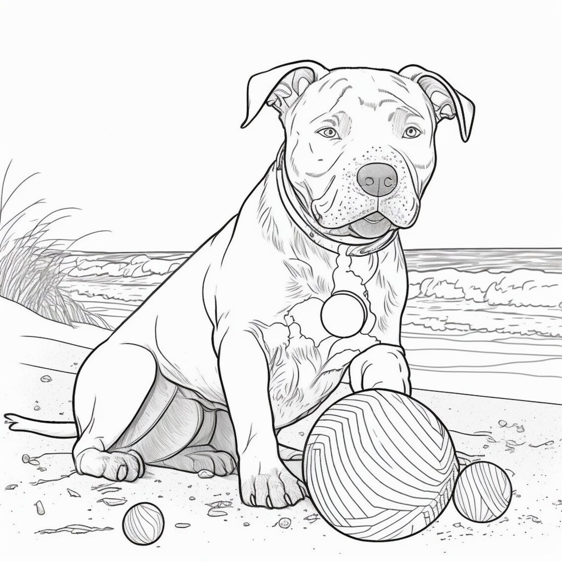 10 Printables Dog Coloring Pages Instant Digital Download PDF - Etsy