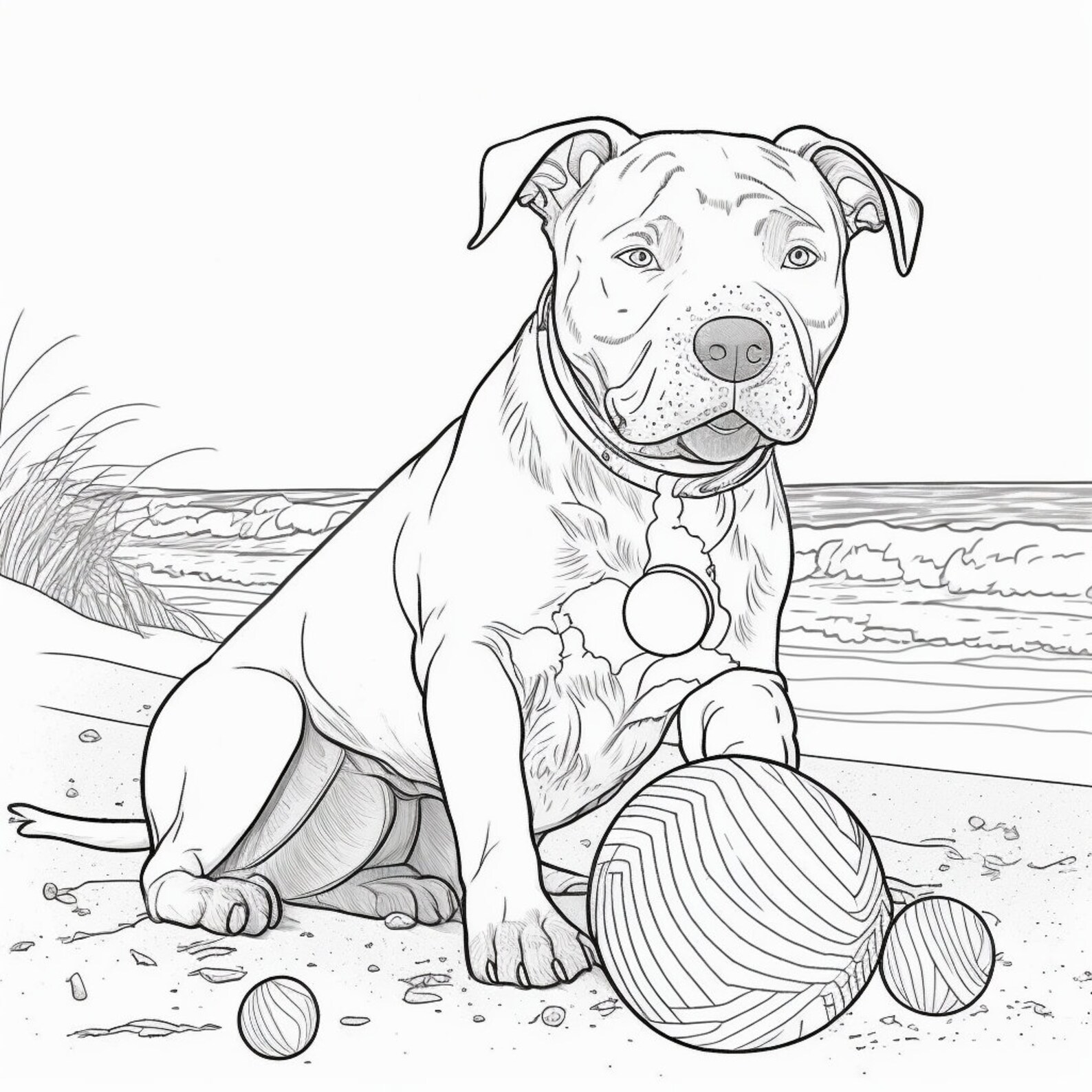 10 Printables Dog Coloring Pages Instant Digital Download PDF - Etsy
