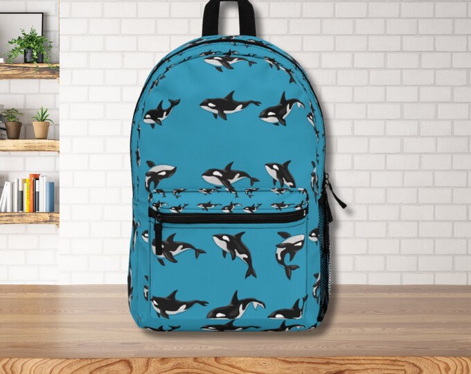 Orcas Whales Backpack - Dive Into Style With This Ocean-inspired ...