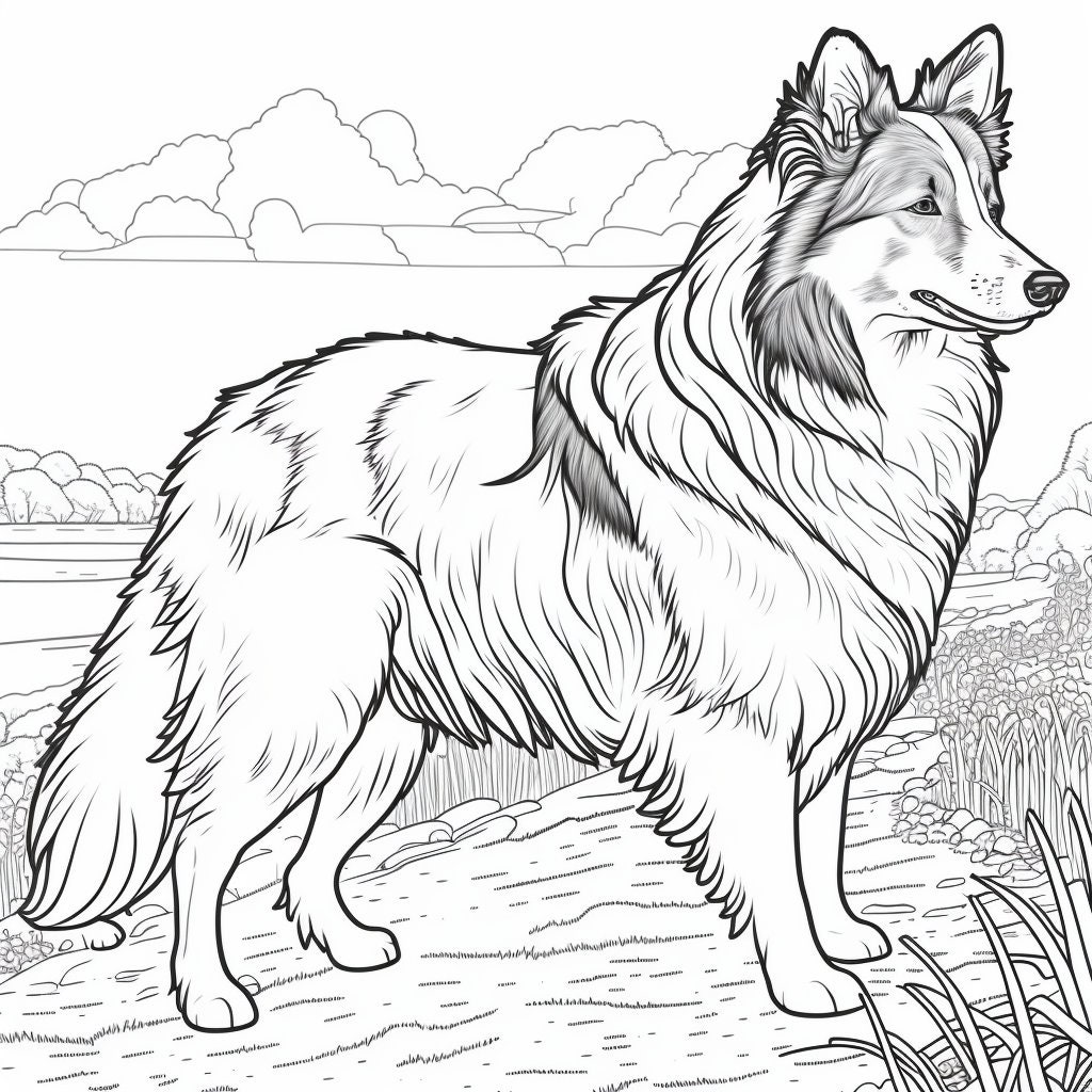 10 Printables Dog Coloring Pages Instant Digital Download PDF - Etsy UK