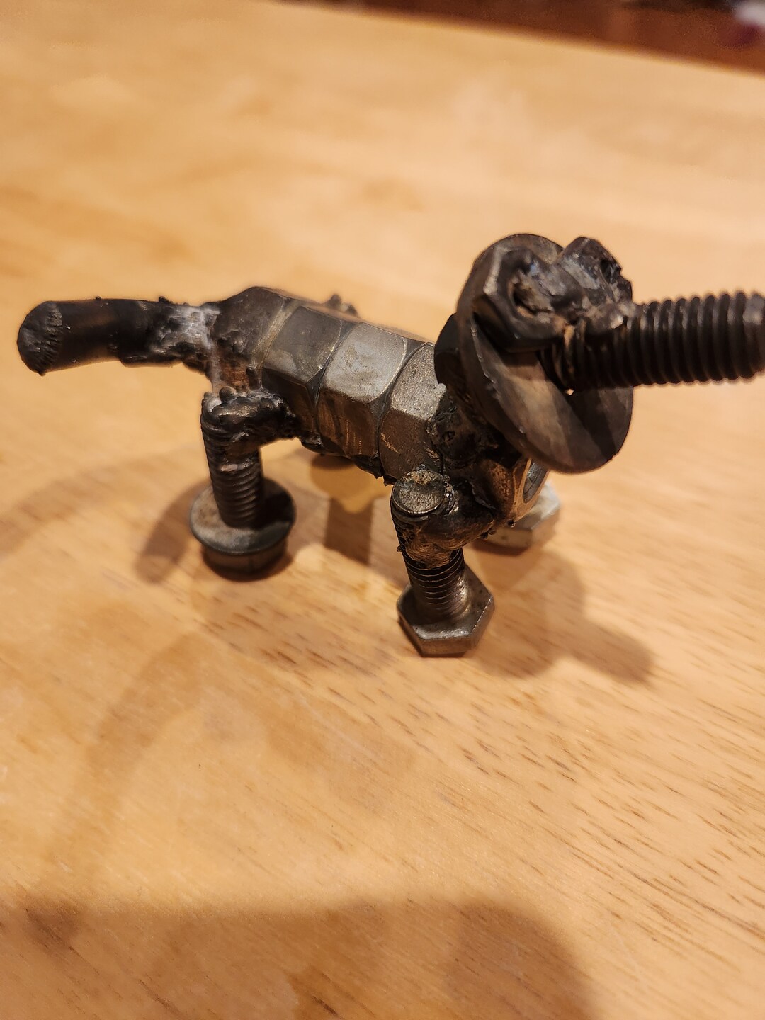 Puppy Dog Made From Nuts and Bolts. - Etsy