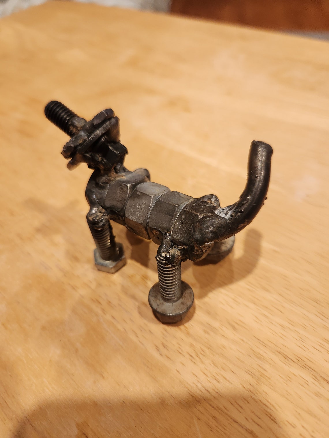 Puppy Dog Made From Nuts and Bolts. - Etsy