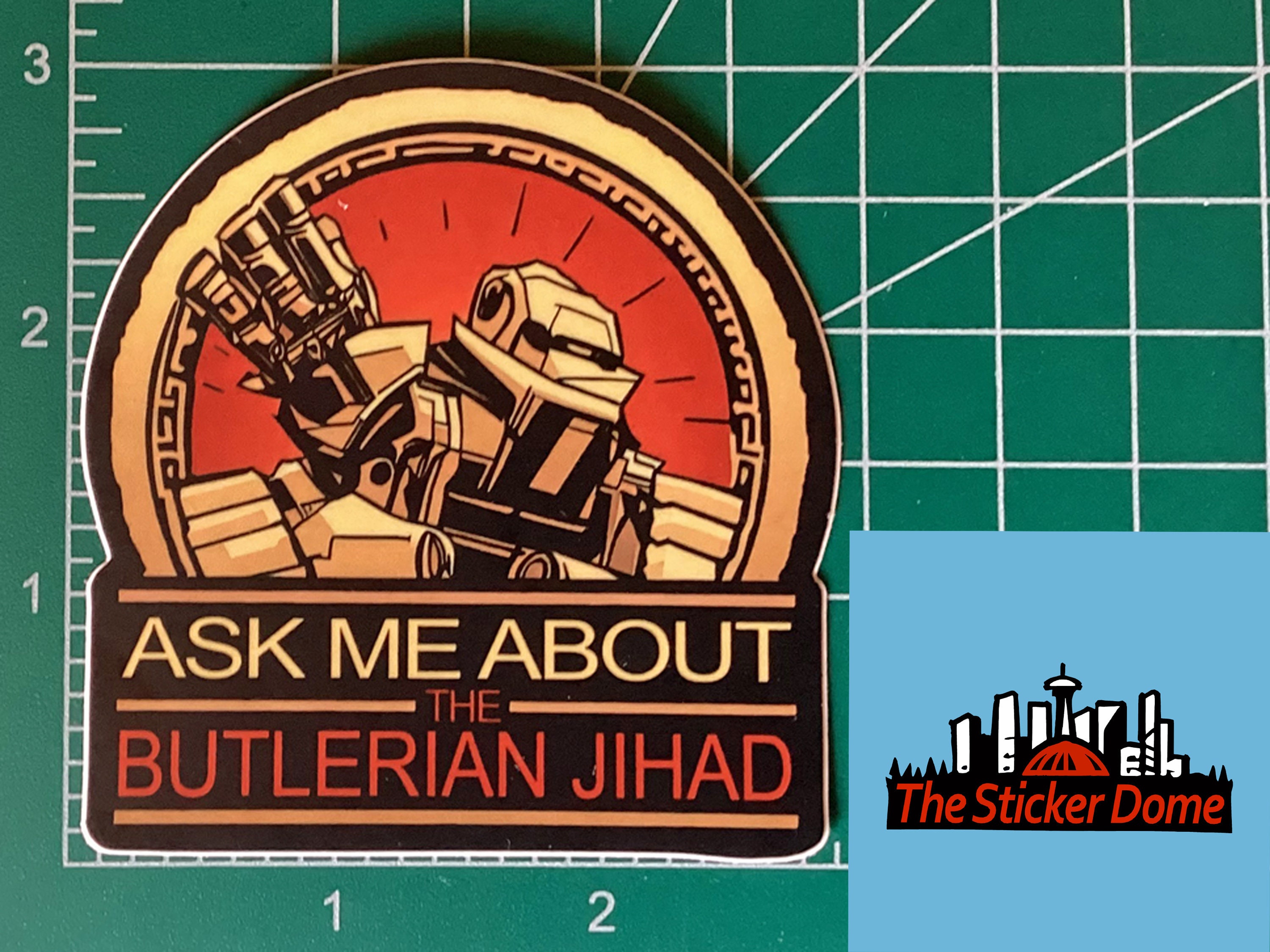 Dune Butlerian Jihad Vinyl Sticker Anti-ai Rebellion Tribute - Etsy