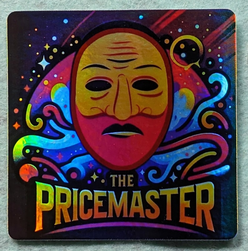 The Pricemaster Holographic Vinyl Sticker | Denton Texas | Rainbow ...