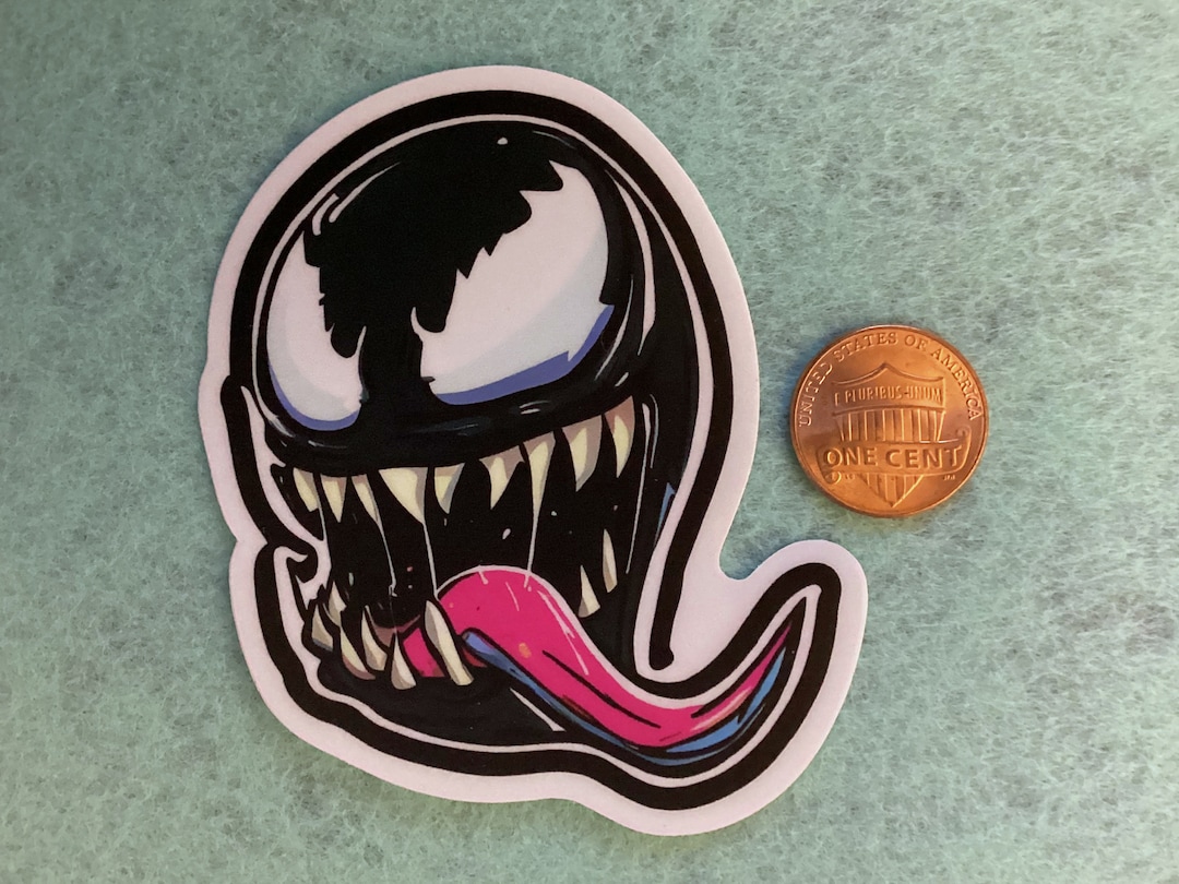 Venom Vinyl Sticker | Marvel | Symbiotic Power - Etsy