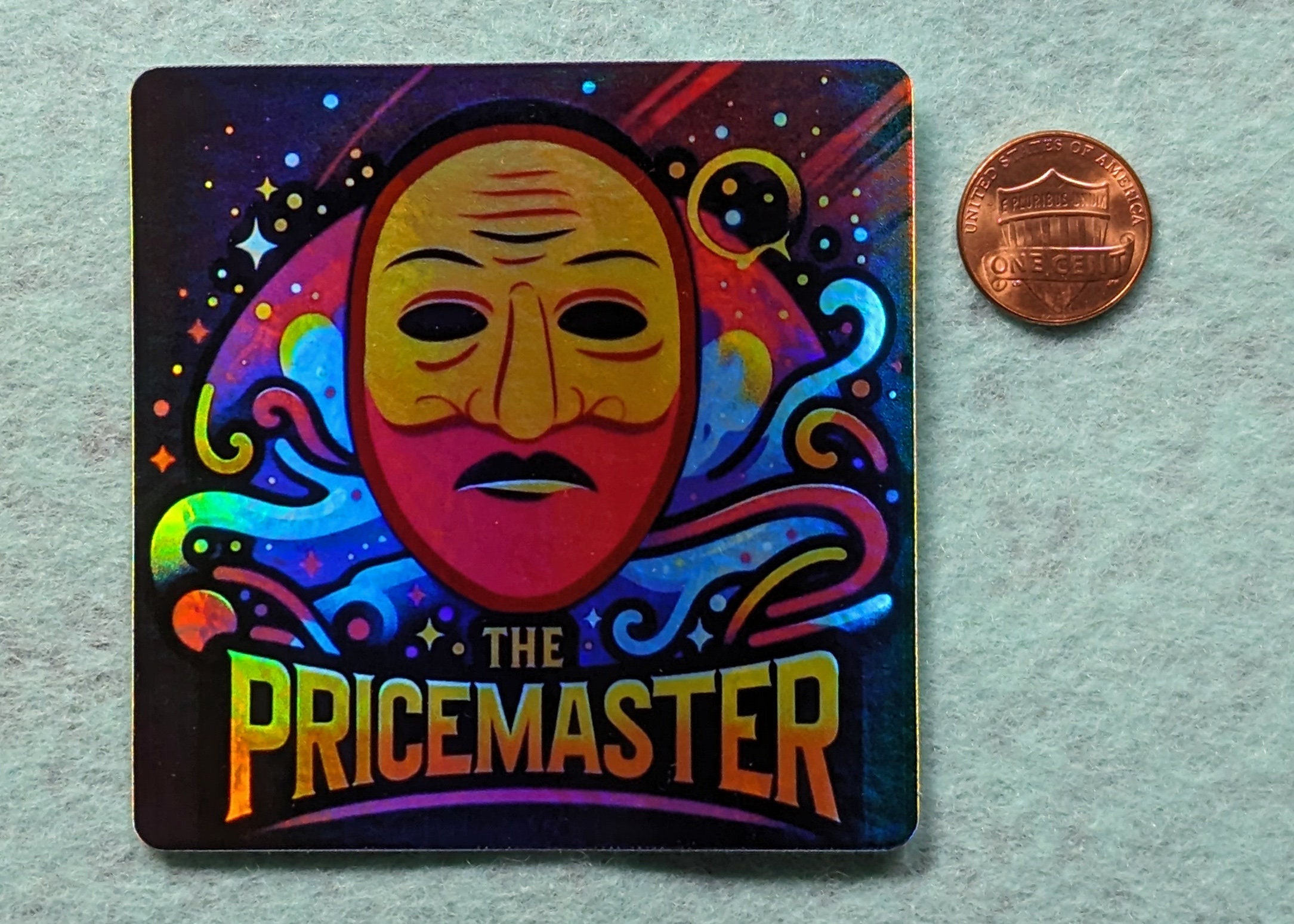 The Pricemaster Holographic Vinyl Sticker | Denton Texas | Rainbow ...