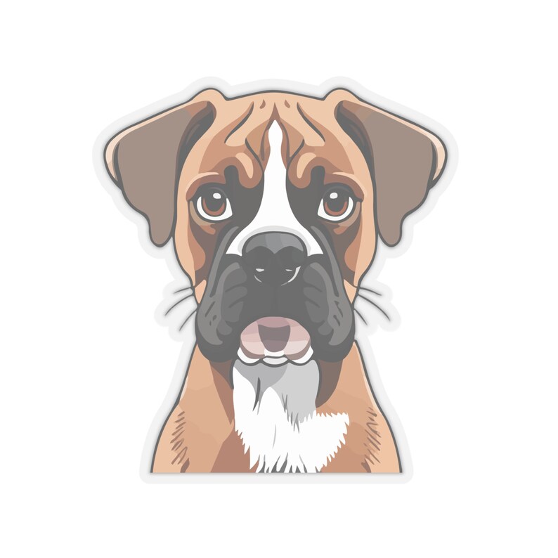 Boxer Sticker Boxer Dog Gift - Etsy