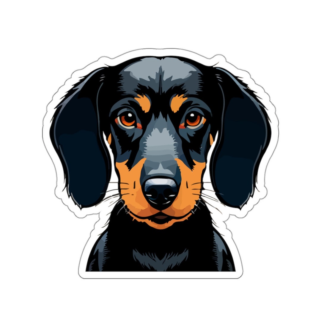 Dachshund Sticker Weiner Dog Sticker - Etsy