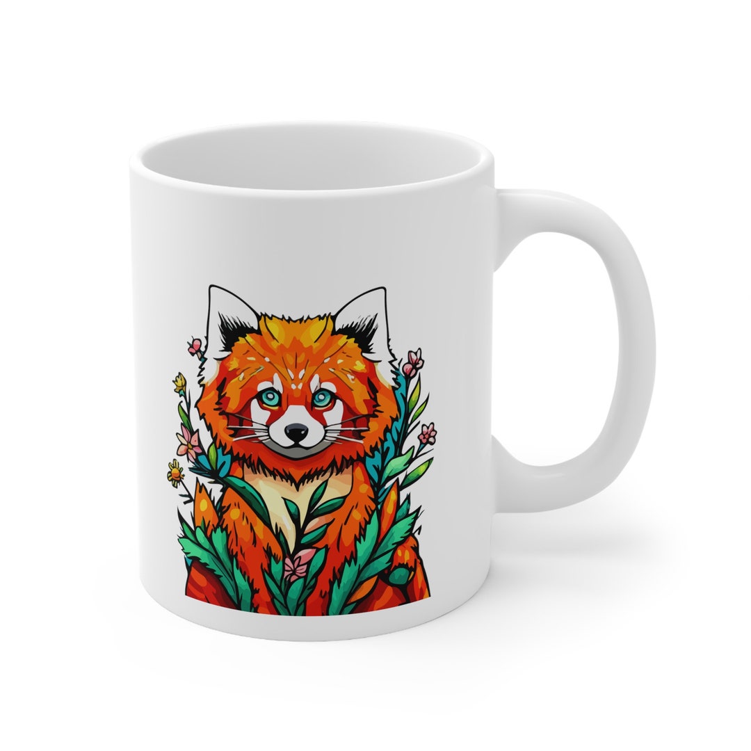Red Panda Coffe Mug Red Panda Gift - Etsy