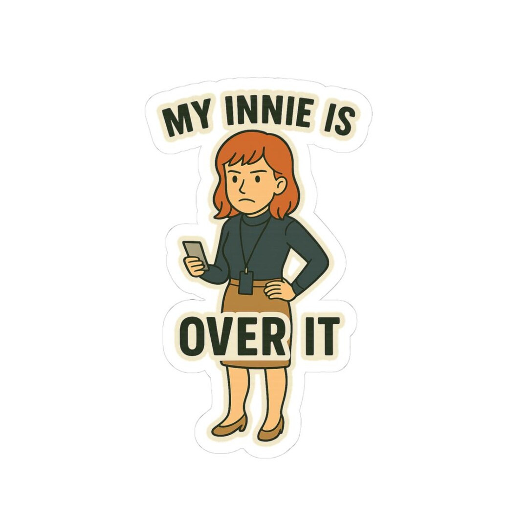 Innie Severance Helly R Inspired Sticker - Etsy