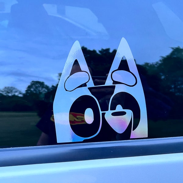 Bluey Car Window Decal - Etsy