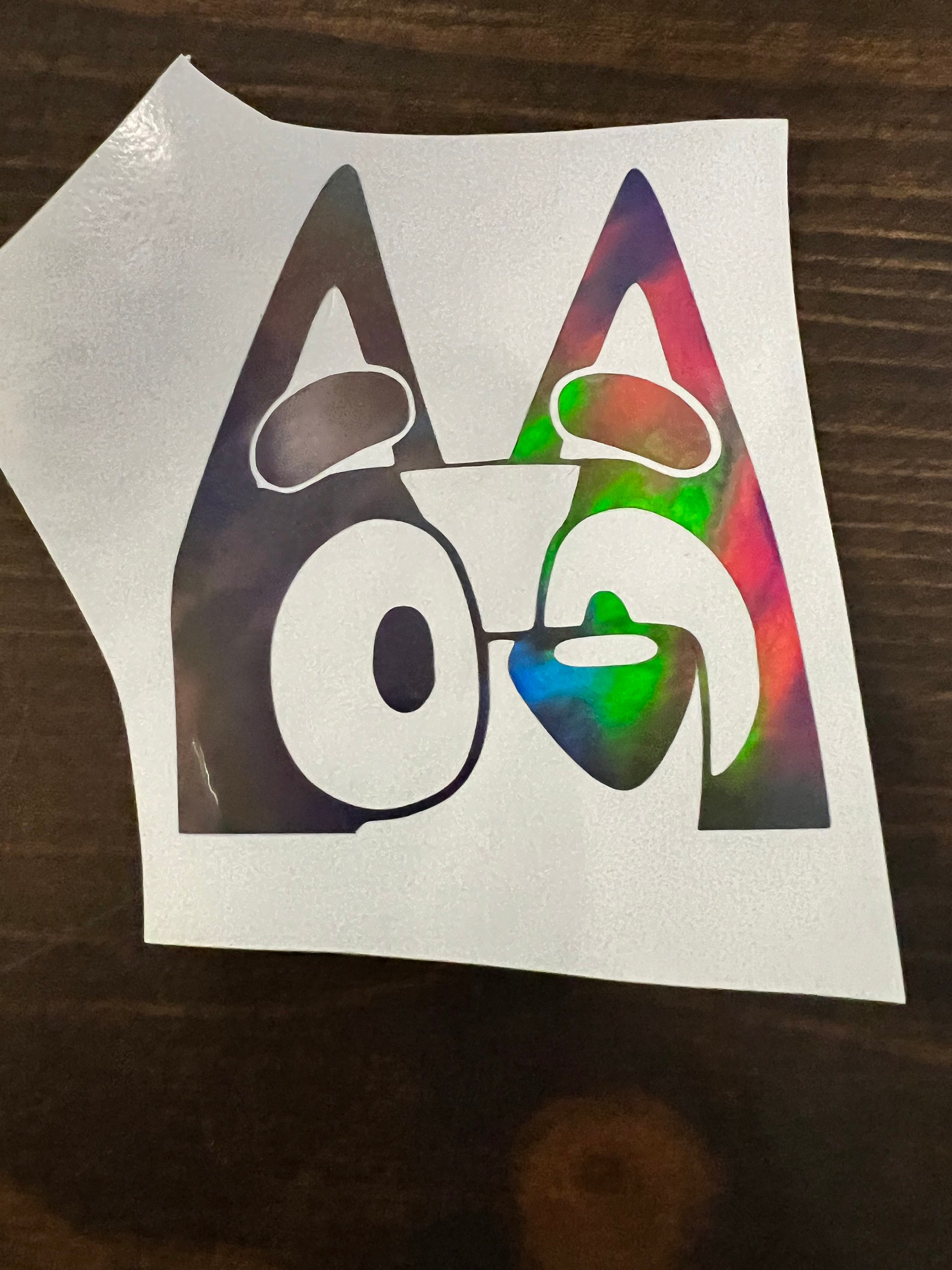 Bluey Inspired Bluey Decal Bluey on the Window Kid Decal - Etsy UK