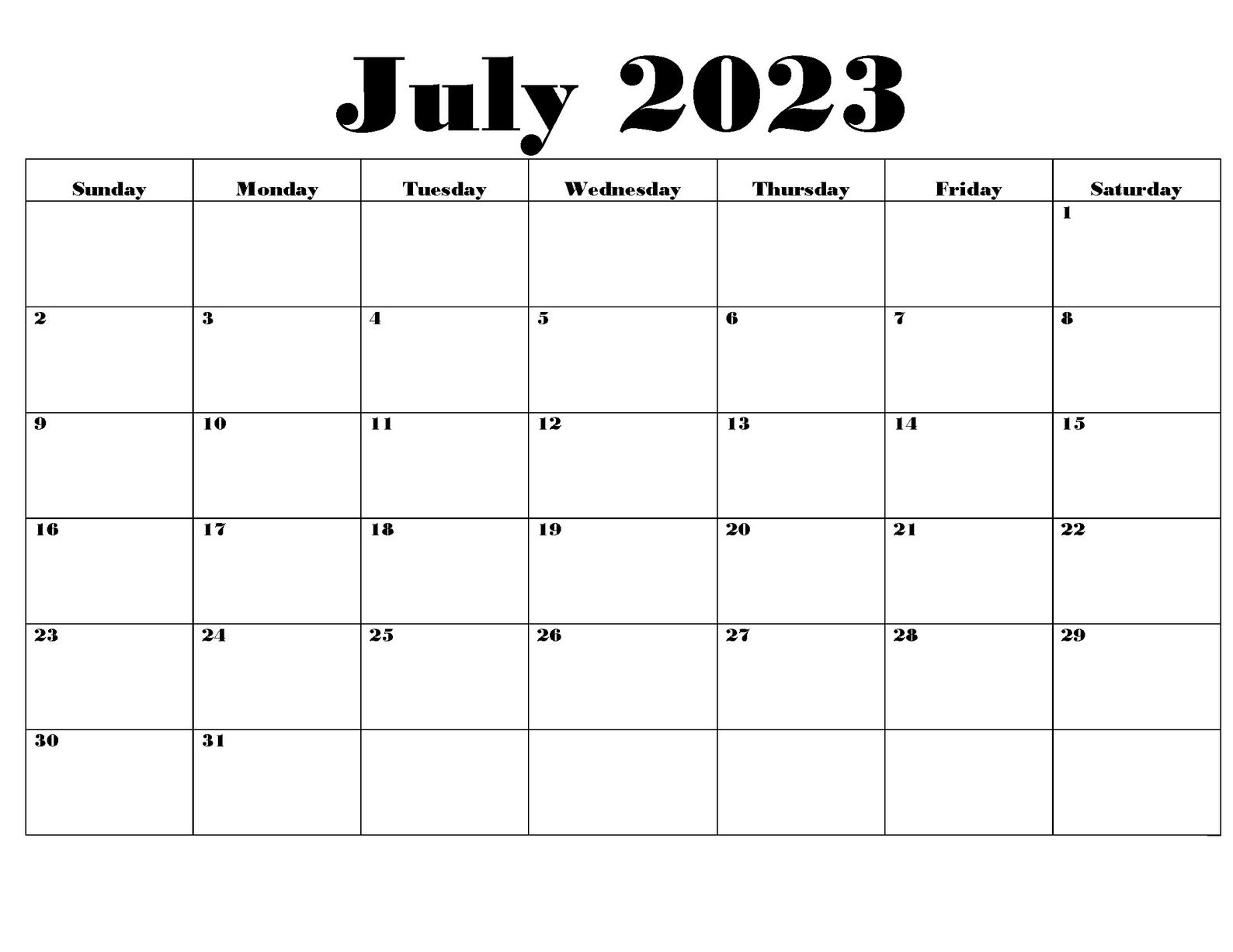13 Month Calendar| July 2023-july 2024 | Printable| Instant ...