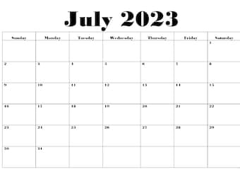 Fiscal School Year Calendar August 2023-august 2024 (Download Now) - Etsy