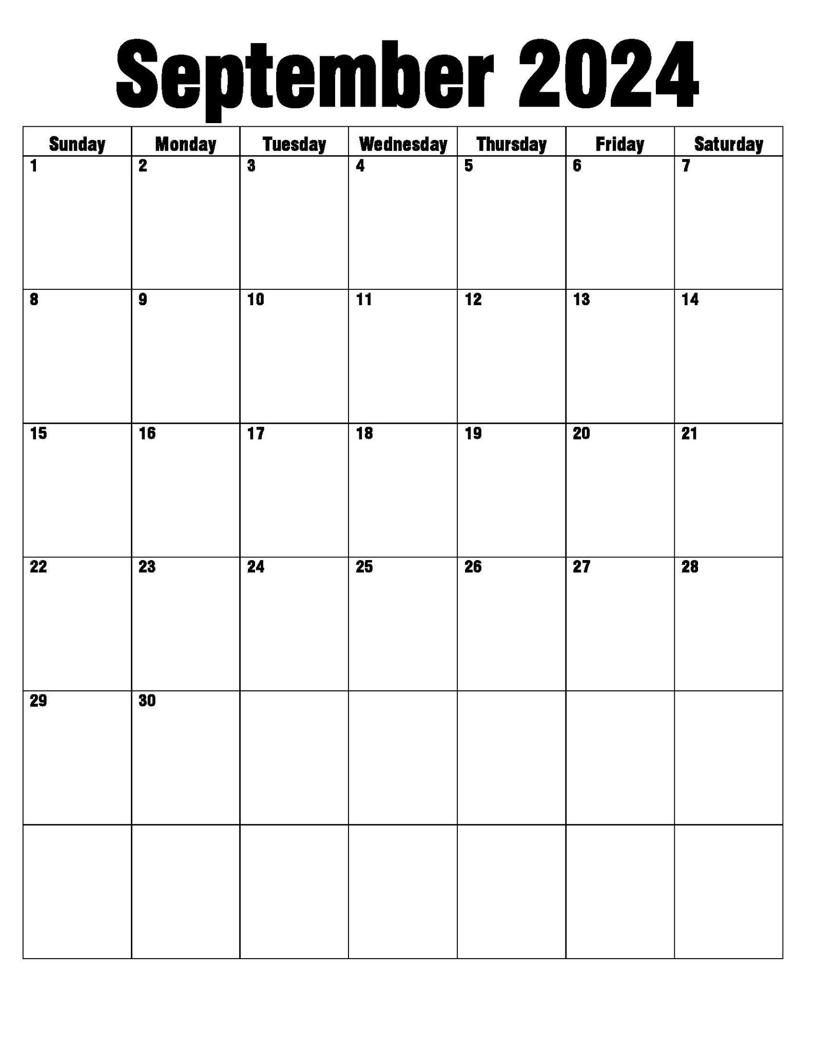 12 Month Calendar |blank Calendar | Printable| Instant Downloadable ...