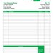 ESTIMATE-INVOICE Green Template | Printable Form - Etsy