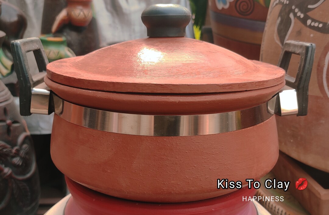 Unglazed Pot/ Clay Pot for Cooking/clay Cooking Bowl/ Earthen - Etsy