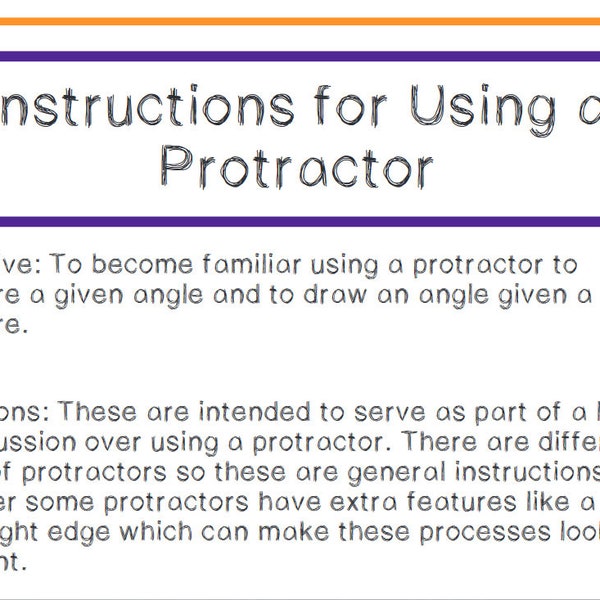 Protractor - Etsy