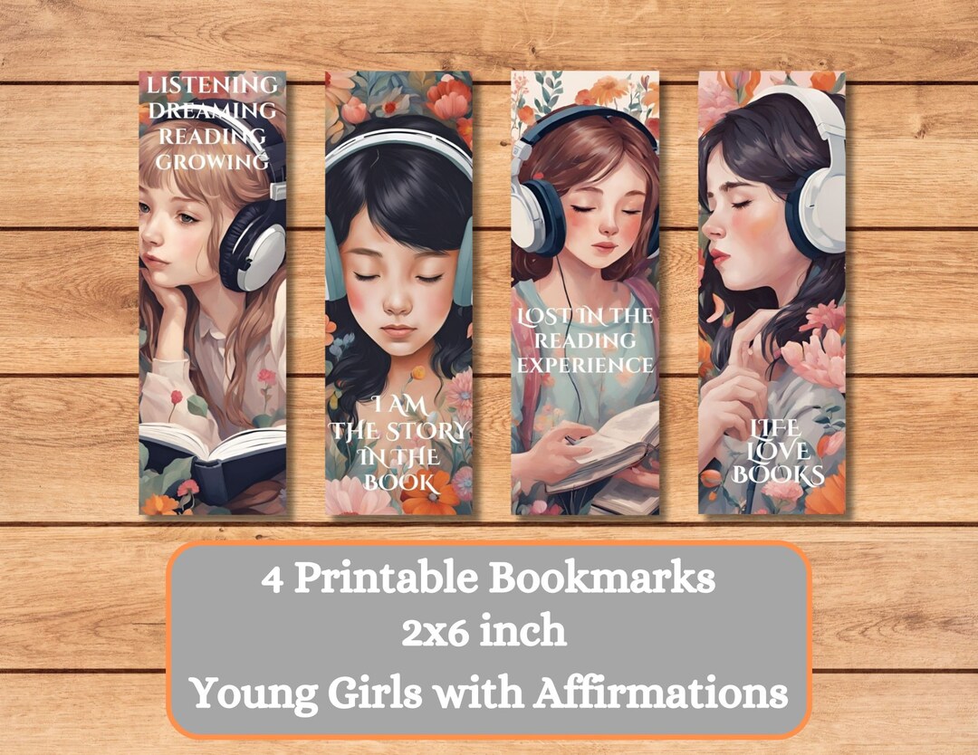 Book Mark Bookworm Printable Bookmarks Cute Bookmark Young Readers ...