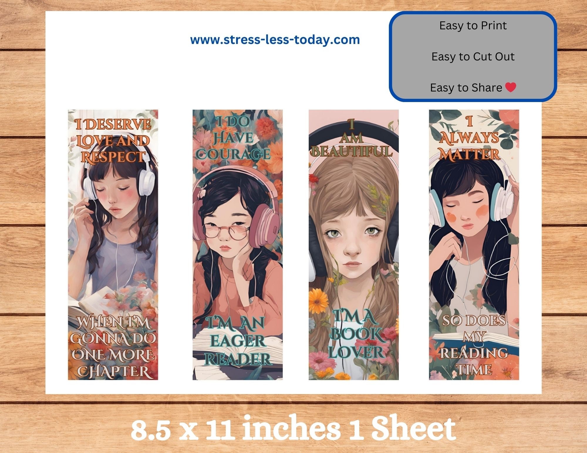 Book Mark | Bookworm | Printable Bookmarks | Cute Bookmark | Young ...