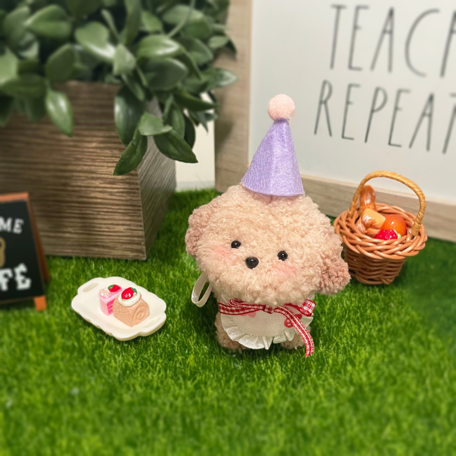 Handmade Plush Root Twisting Rod Puppy, Plush Animal, Kawaii Puppy ...