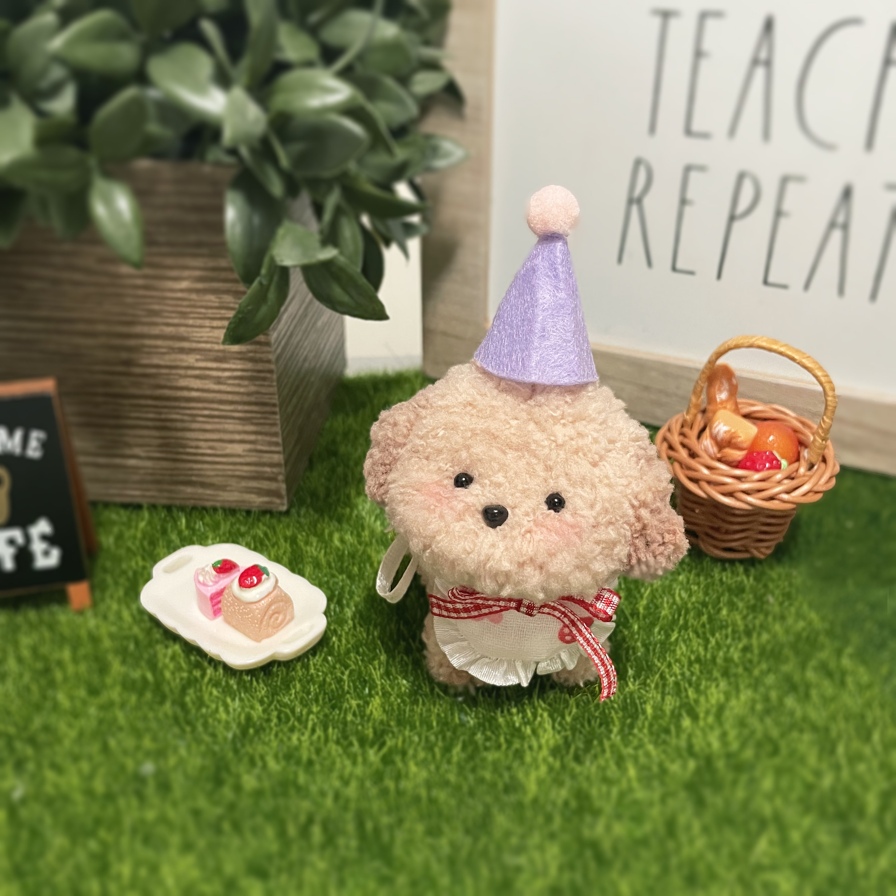 Handmade Plush Root Twisting Rod Puppy, Plush Animal, Kawaii Puppy ...