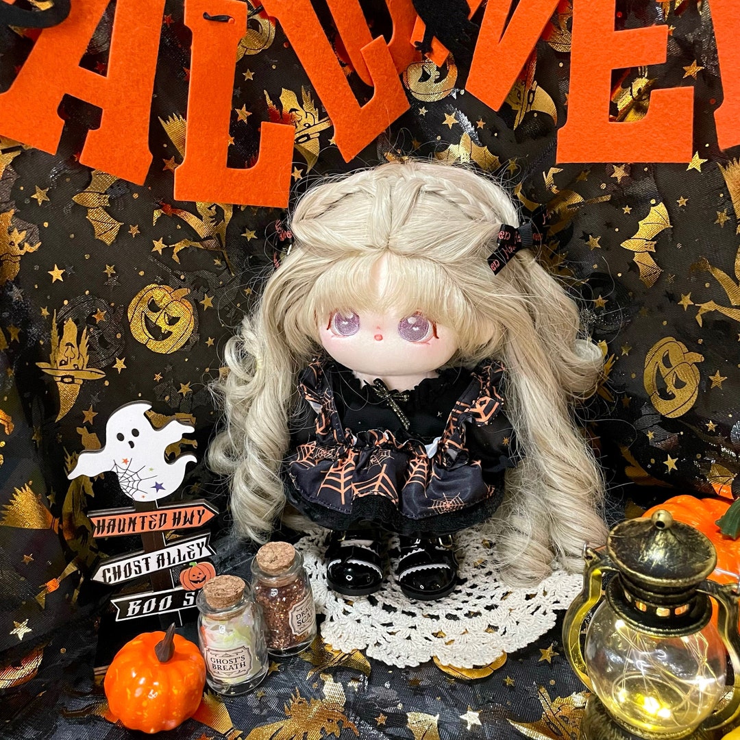 20CM Handmade Plush Doll Dress, Halloween Costume, Halloween Vintage ...