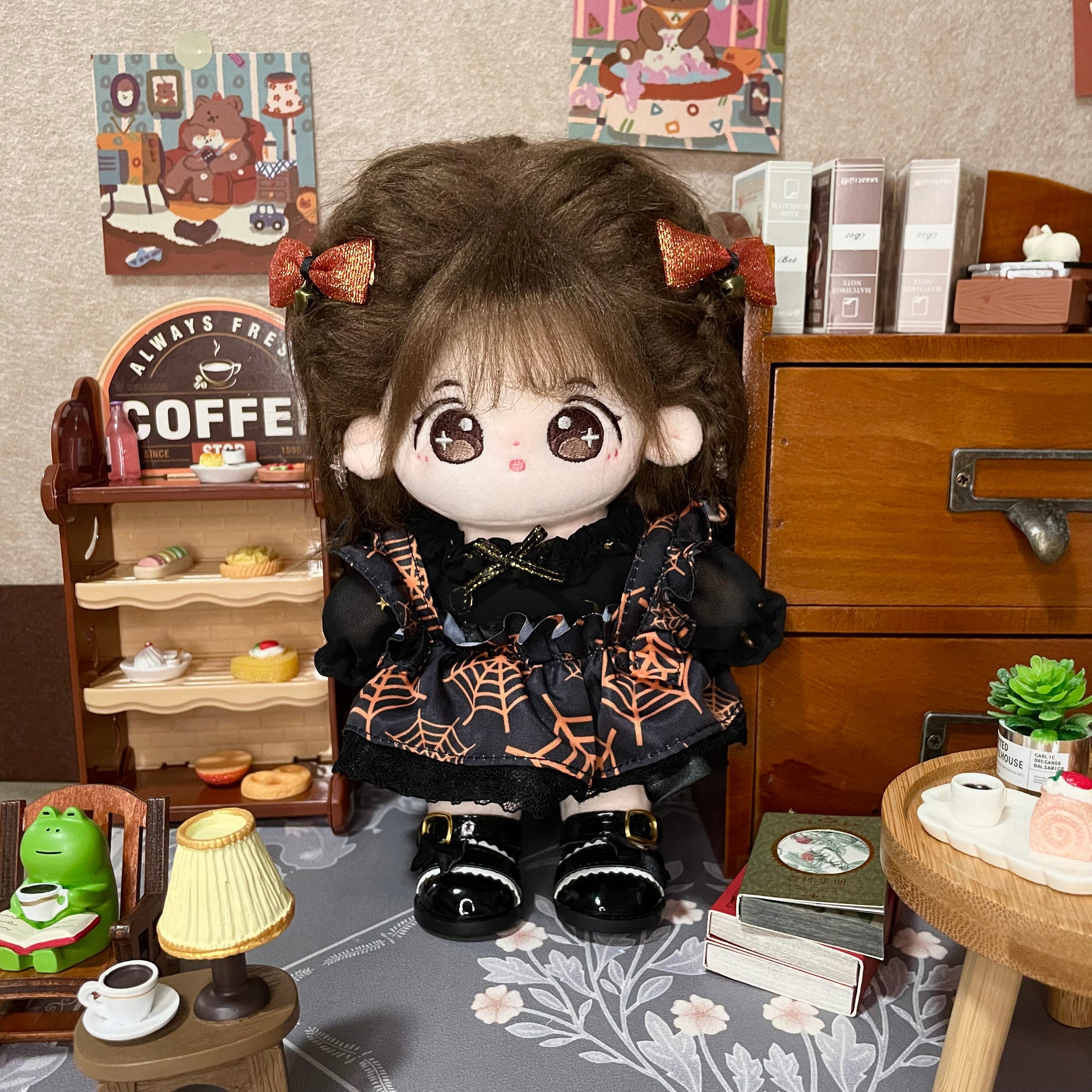 20CM Plush Doll With Skeleton, Kawaii Plush Doll, Sweet Cotton Doll ...