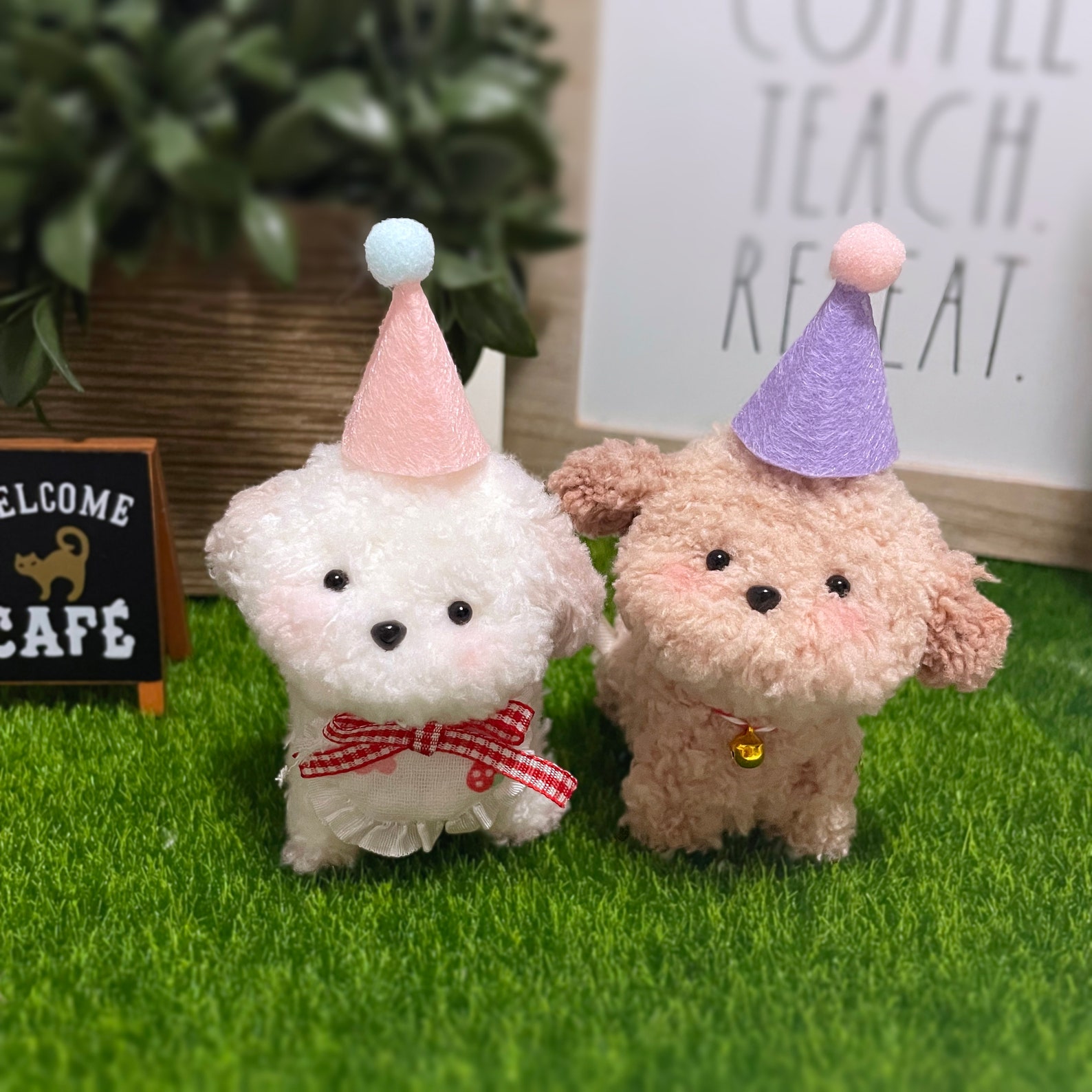 Handmade Plush Root Twisting Rod Puppy, Plush Animal, Kawaii Puppy ...