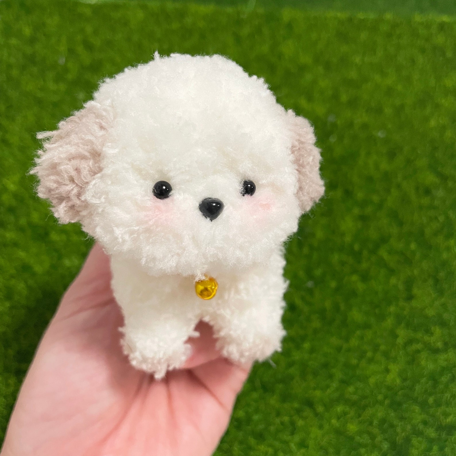 Handmade Plush Root Twisting Rod Puppy, Plush Animal, Kawaii Puppy ...