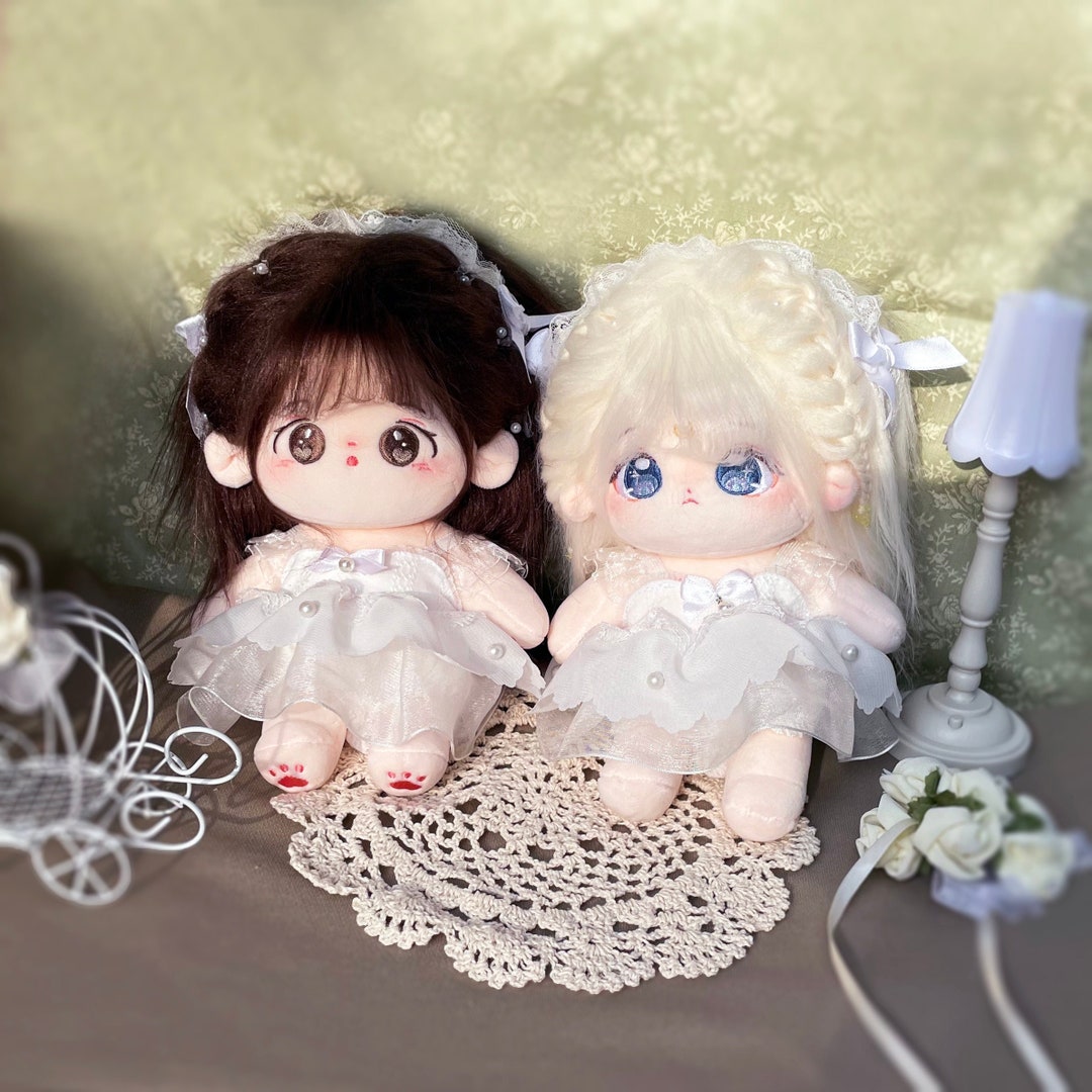 20CM Handmade Plush Cotton Doll Dress, Cute Kawaii Doll Dress, Doll ...