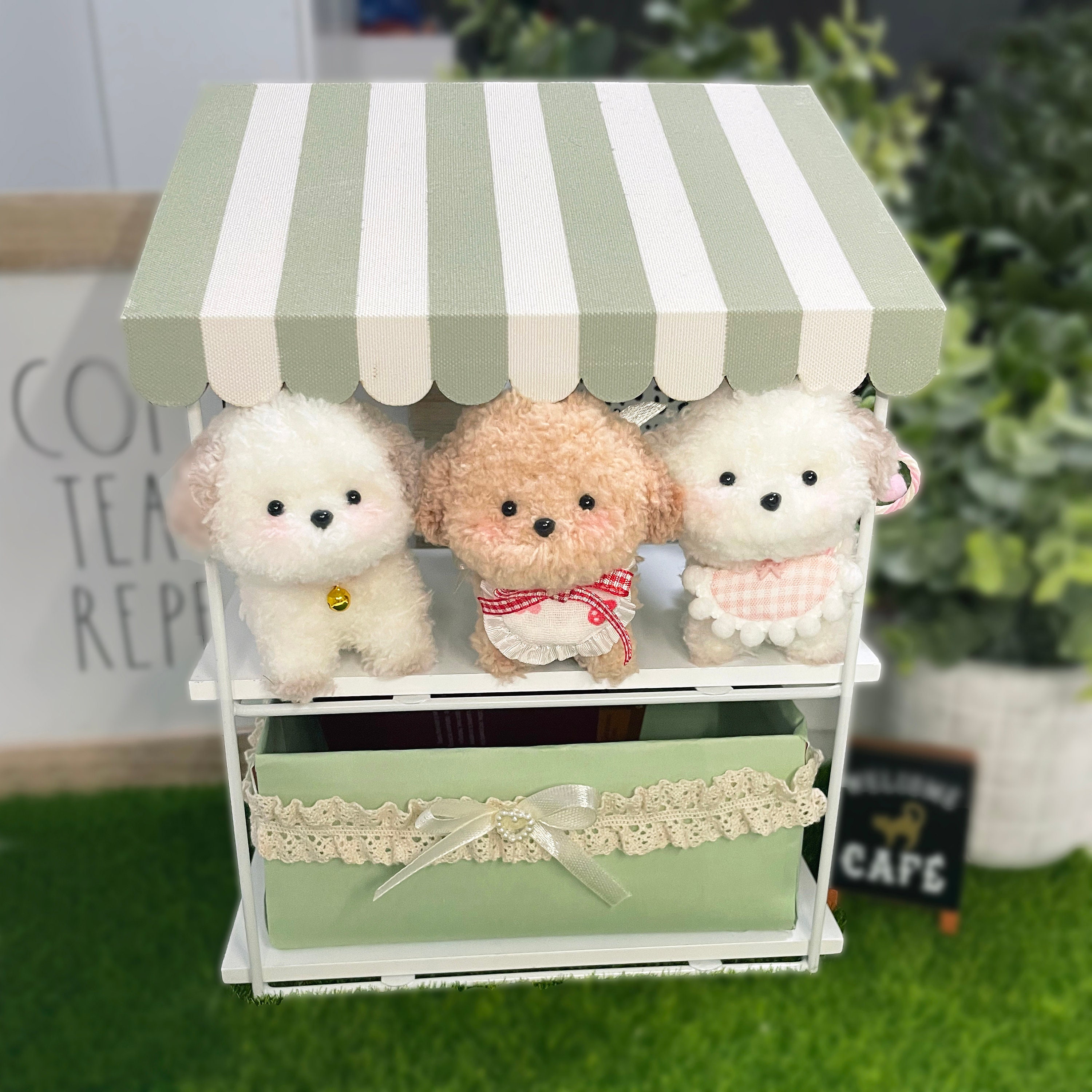 Handmade Plush Root Twisting Rod Puppy, Plush Animal, Kawaii Puppy ...