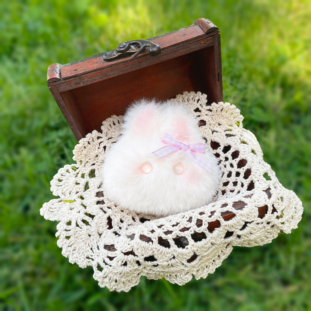 Handmade Cute Plush Animal, Kawaii Rabbit Plush Toy, Kawaii Plushies ...