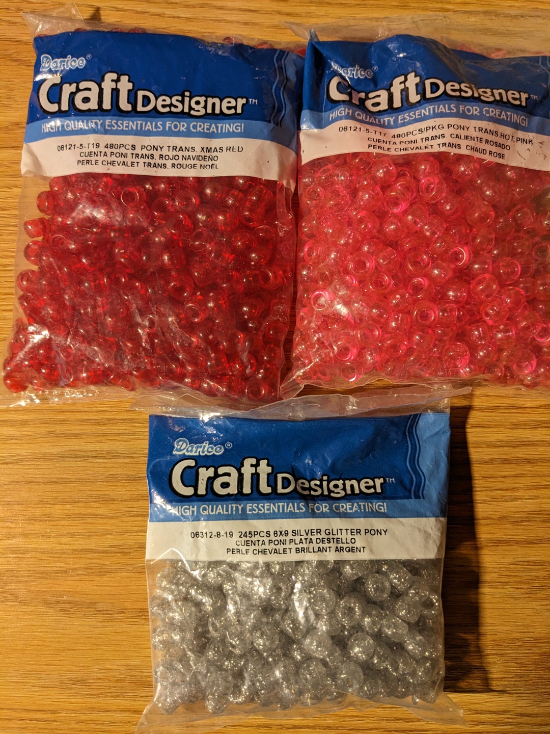 Darice Craft Designer Assorted Pony Beads PB103 - Etsy