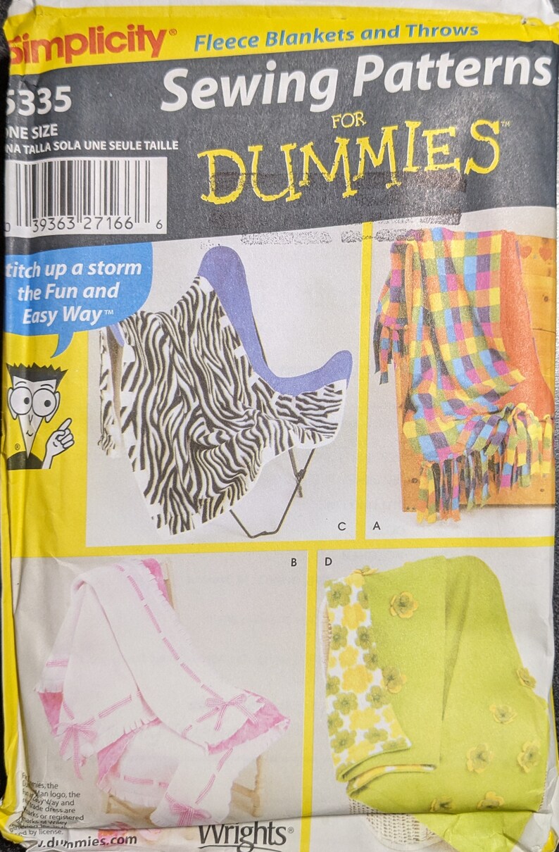 Simplicity Sewing Patterns for Dummies C105 - Etsy