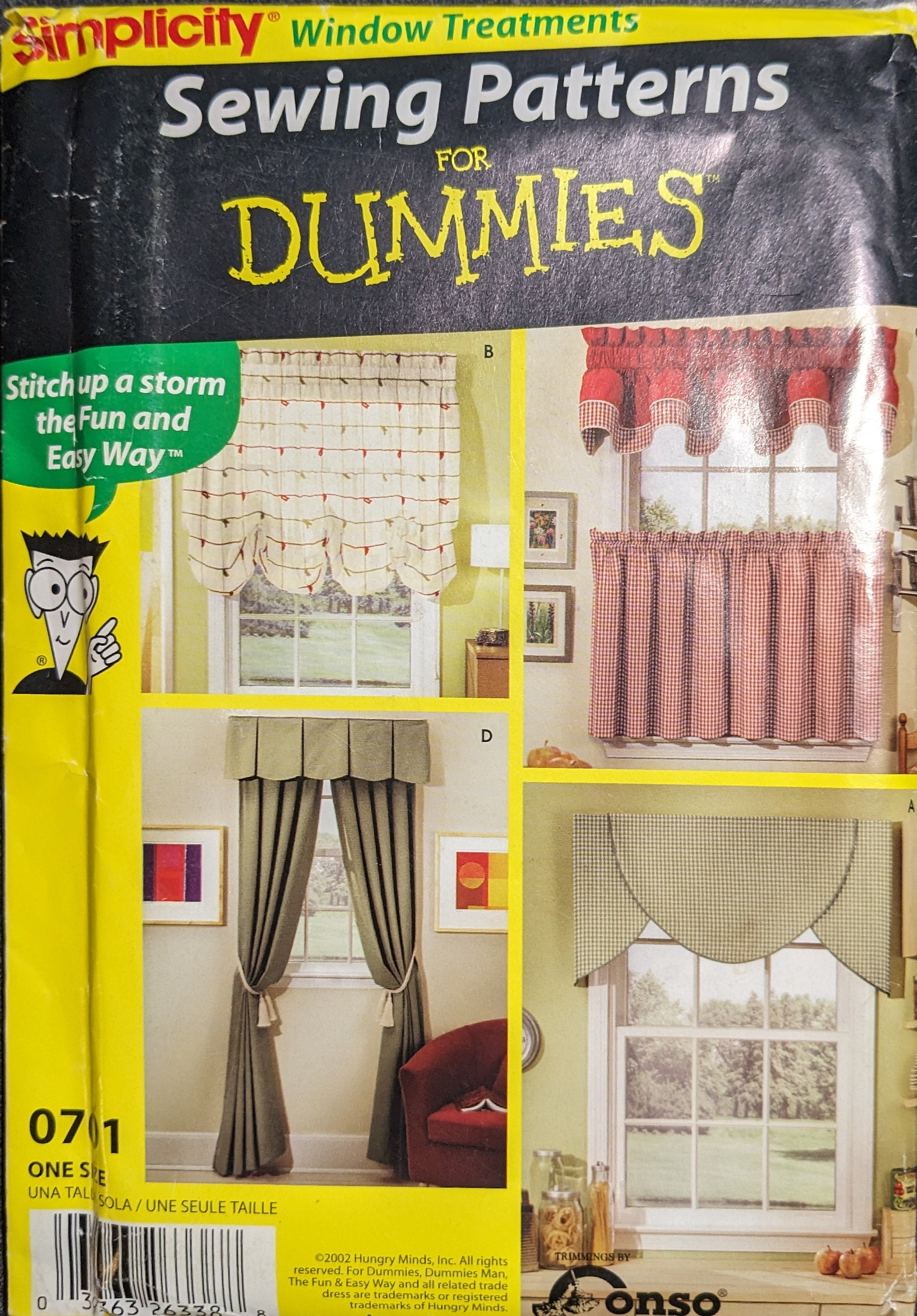 Simplicity Sewing Patterns for Dummies C105 - Etsy