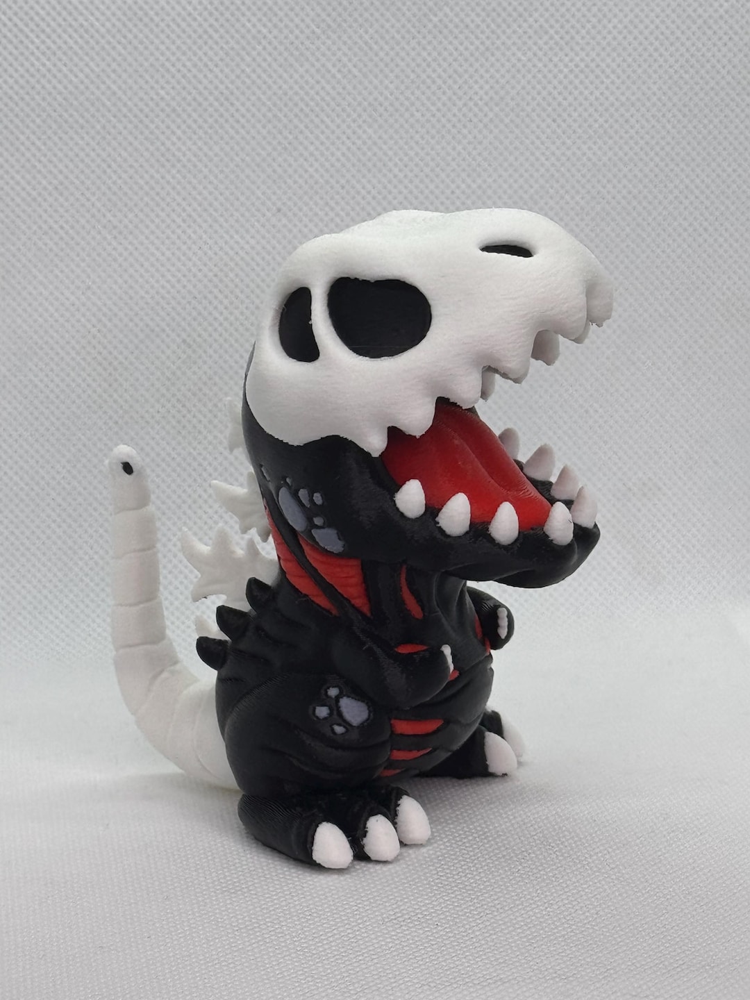 Boney Beast Zilla T-rex 3D Printed Dinosaur Toy - Etsy