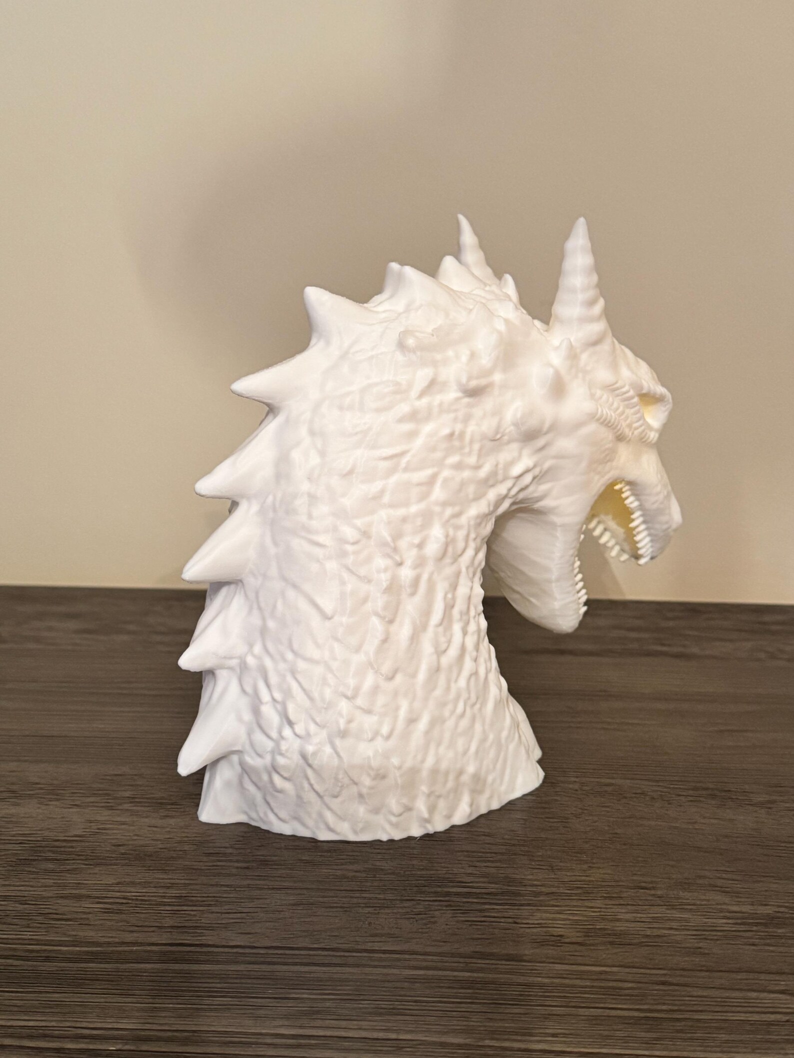 Ember Glow Dragon Head 3D Printed - Dragon Head LED Nightlight ...