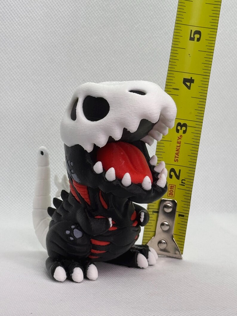 Boney Beast Zilla T-rex 3D Printed Dinosaur Toy - Etsy