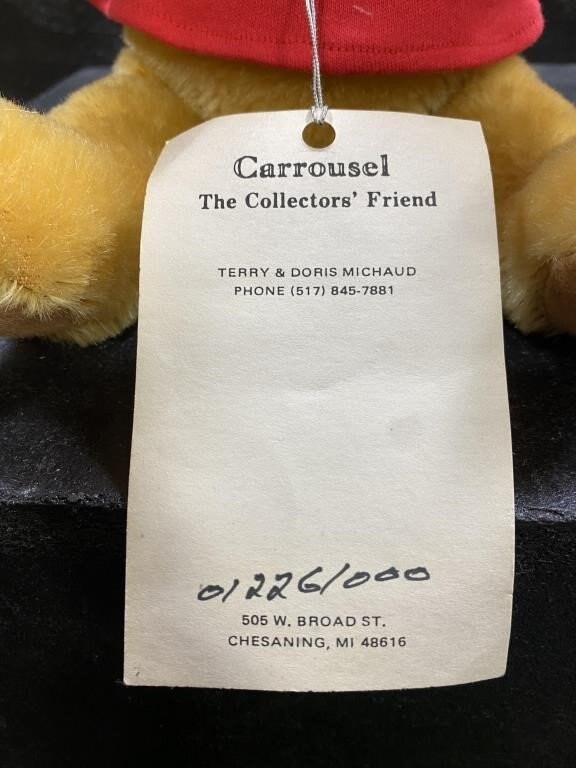 Rare Terry Doris Michaud carrousel Winnie the Pooh Limited Edition 88/ ...