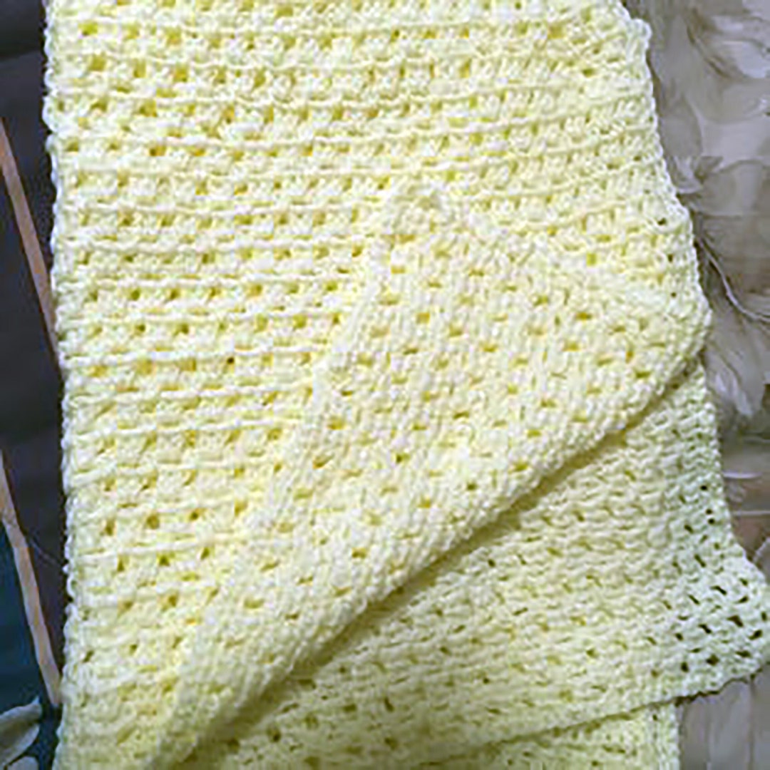 Aria Crocheted Baby Blanket - Etsy